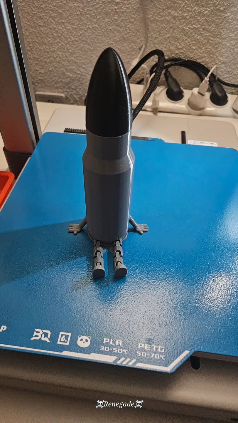 Articulated Bullet-Man Buddy by renex1 - MakerWorld