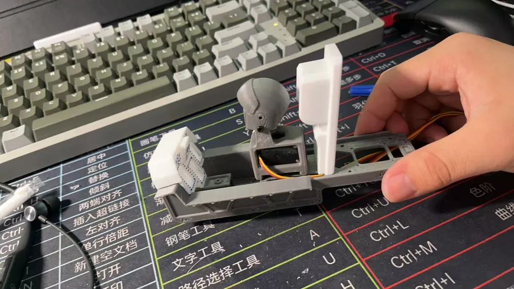 3D Printed FPV Full Simulation Cockpit Servo Part by 五和六MakerWorld ...