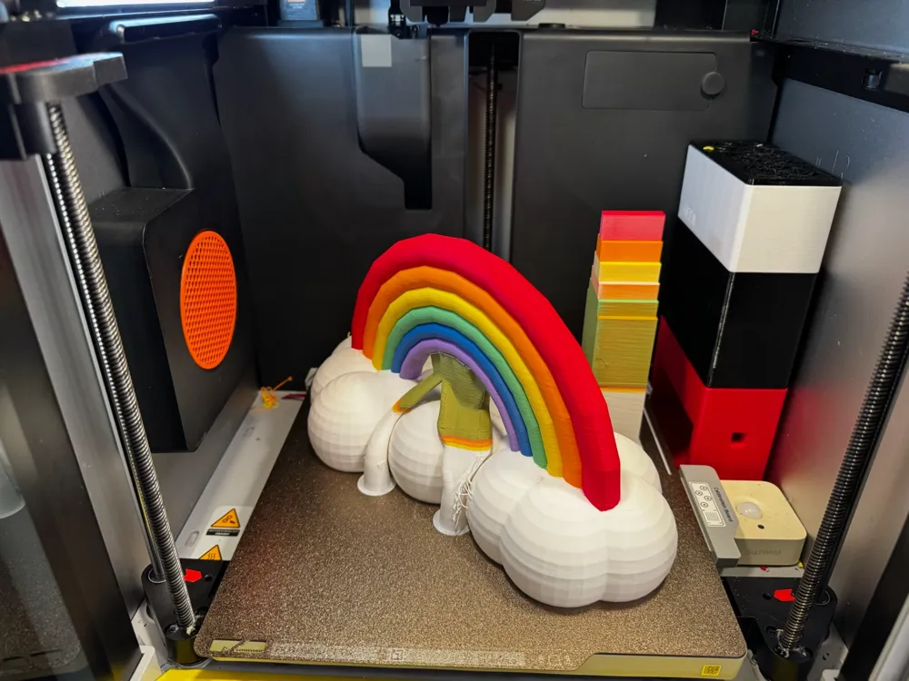 Rainbow & Clouds LED Kit Lamp by donnay - MakerWorld