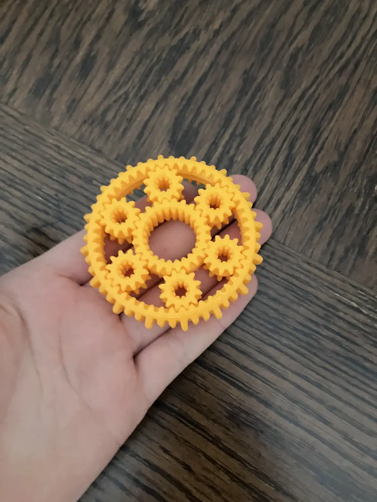 Flush Object-Planetary Spinner - Free 3D Print Model - MakerWorld