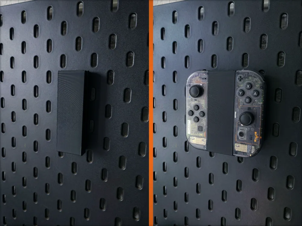 Nintedo Switch Joycon Holder | IKEA Skådis by Hollandje MakerWorld: Download Free 3D Models