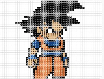 Goku in Pixel Art - Free 3D Print Model - MakerWorld