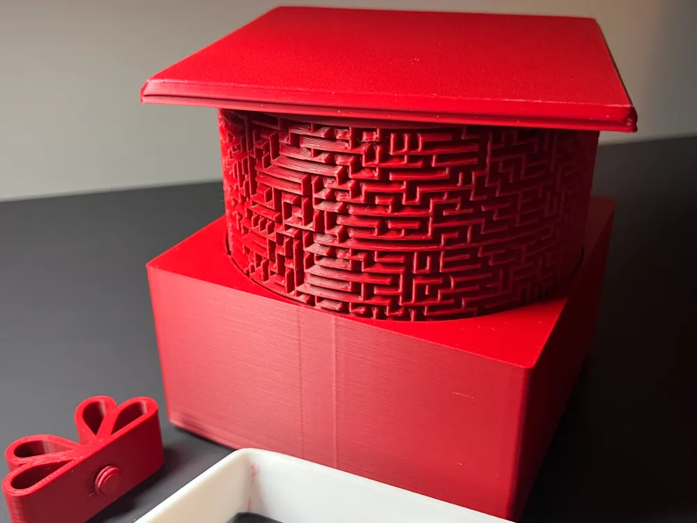 Labyrinth Gift Box Saint Valentine Birthday Mom by MaDe_RM - MakerWorld