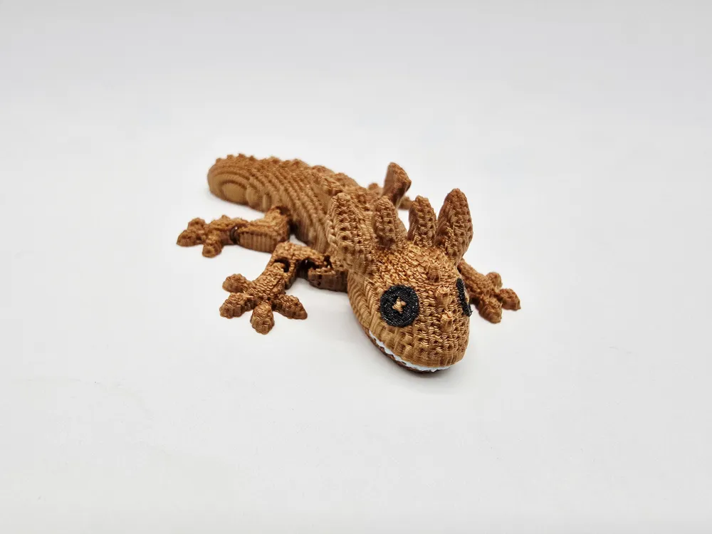 Flexi Crochet Dragon Keychain - Free 3D Print Model - MakerWorld