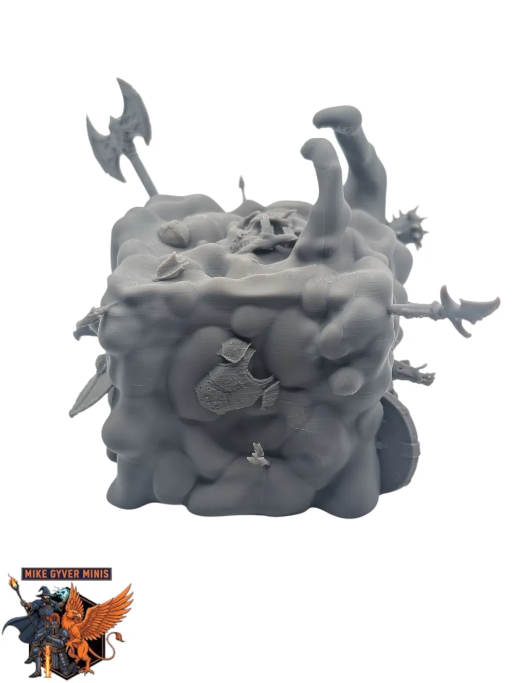 D&D TTRPG Gelatinous Cube – Non-Adventuring Version by MikeGyver ...