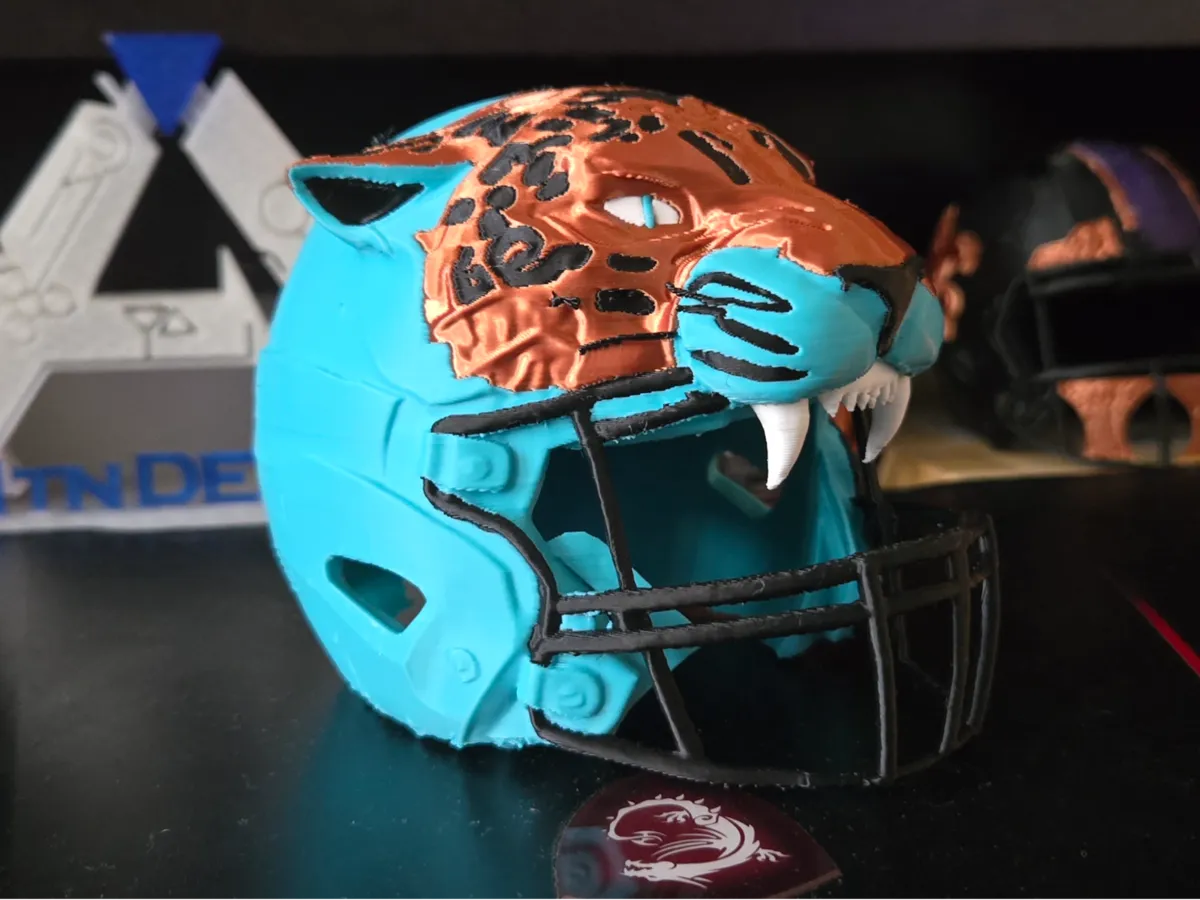 Jacksonville Jaguars Mini Helmet - Free 3D Print Model - MakerWorld