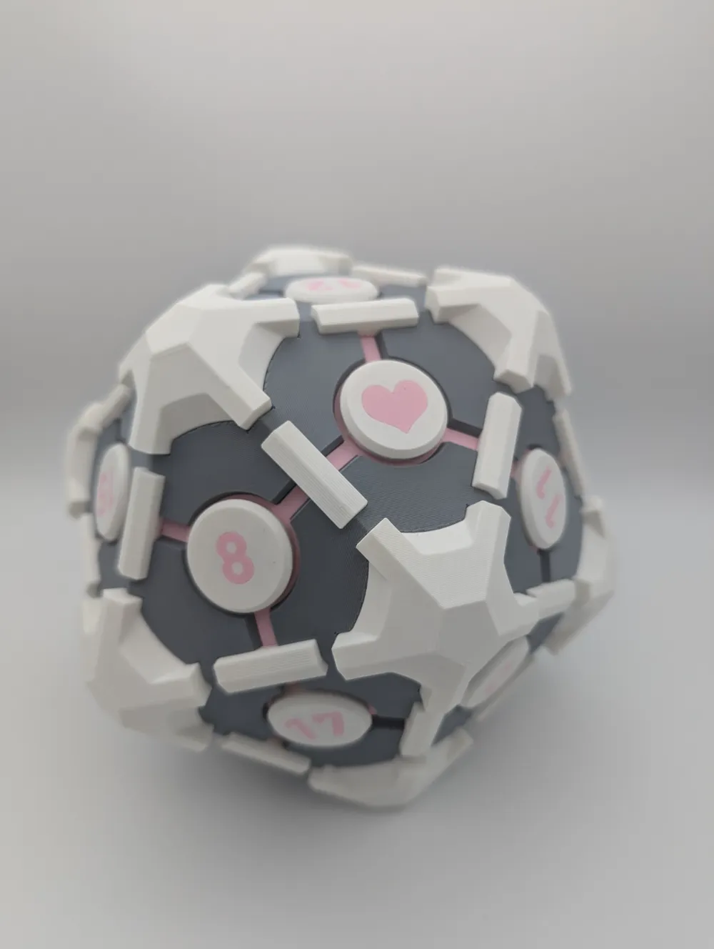 D20 Companion Cube - Free 3D Print Model - MakerWorld
