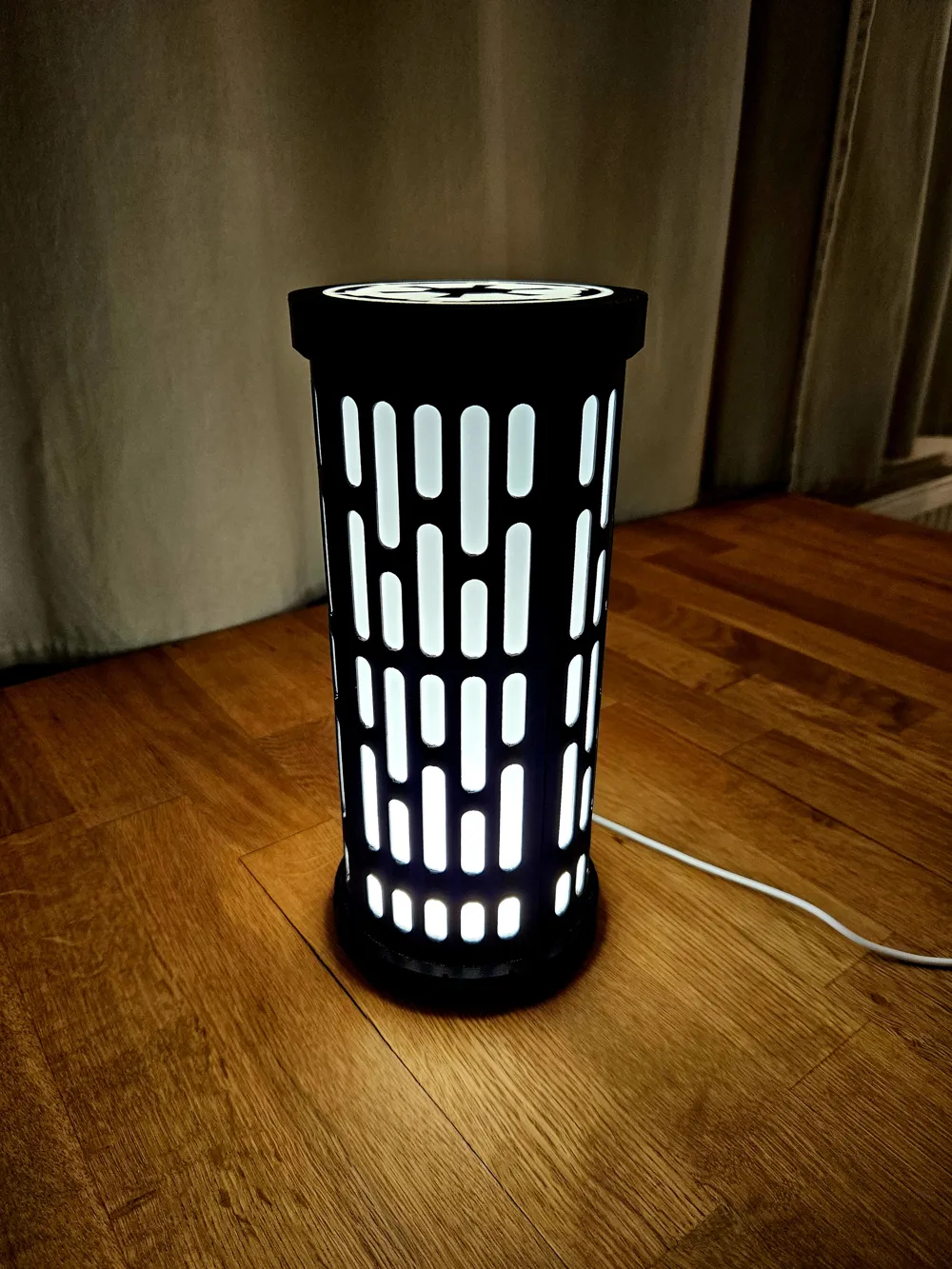 Star Wars Death Star Wall Lamp - Free 3D Print Model - MakerWorld