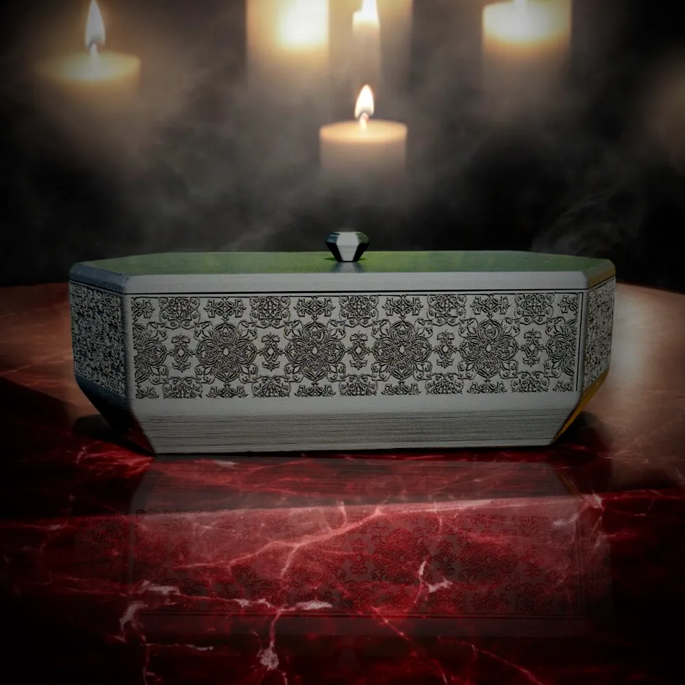 Ornate Wide Incense Box with Lid - Free 3D Print Model - MakerWorld