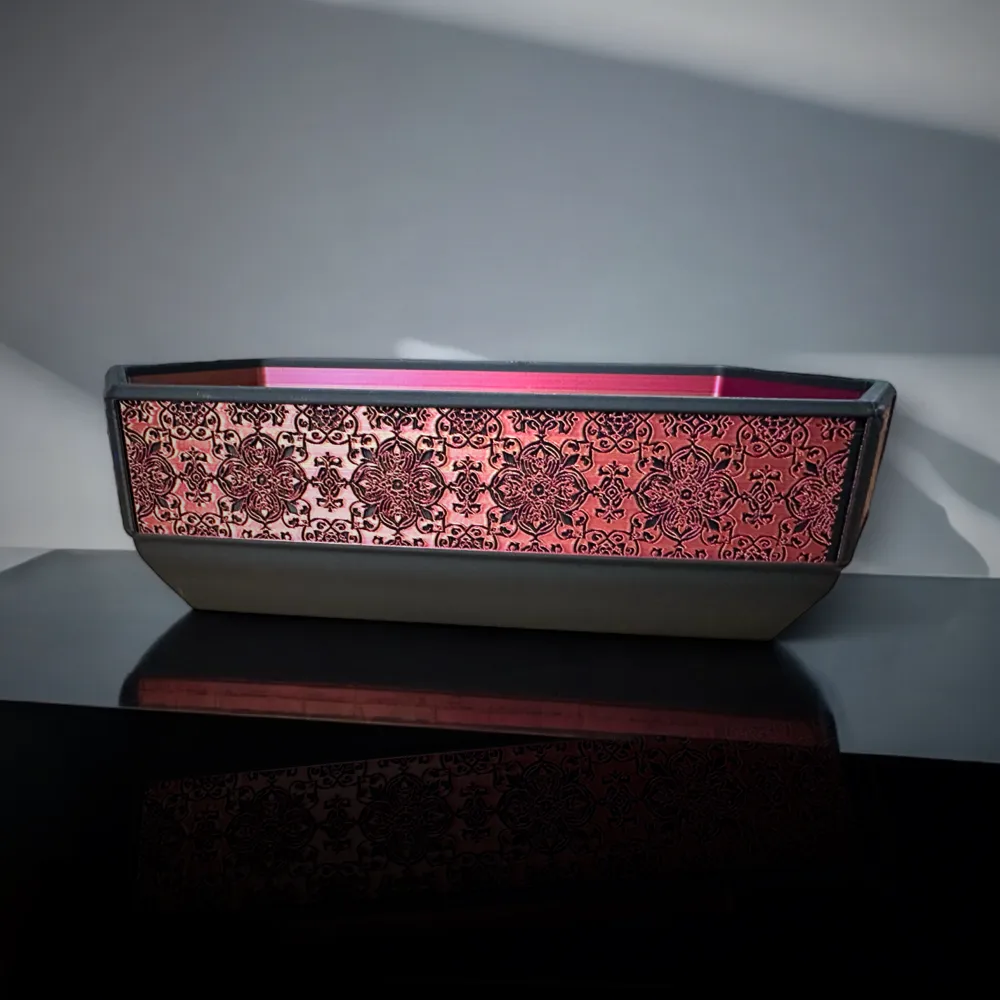 Ornate Wide Incense Box with Lid - Free 3D Print Model - MakerWorld