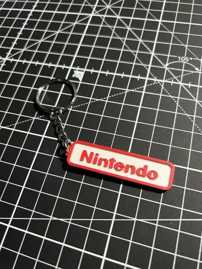 Keychain Nintendo V2 - Multicolor Logo Swap by Vorish 3D MakerWorld ...