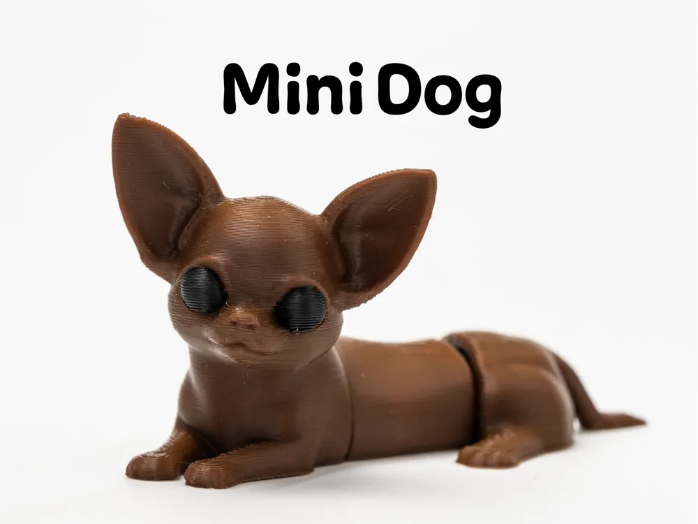 Mini Dog Articulated - Free 3D Print Model - MakerWorld