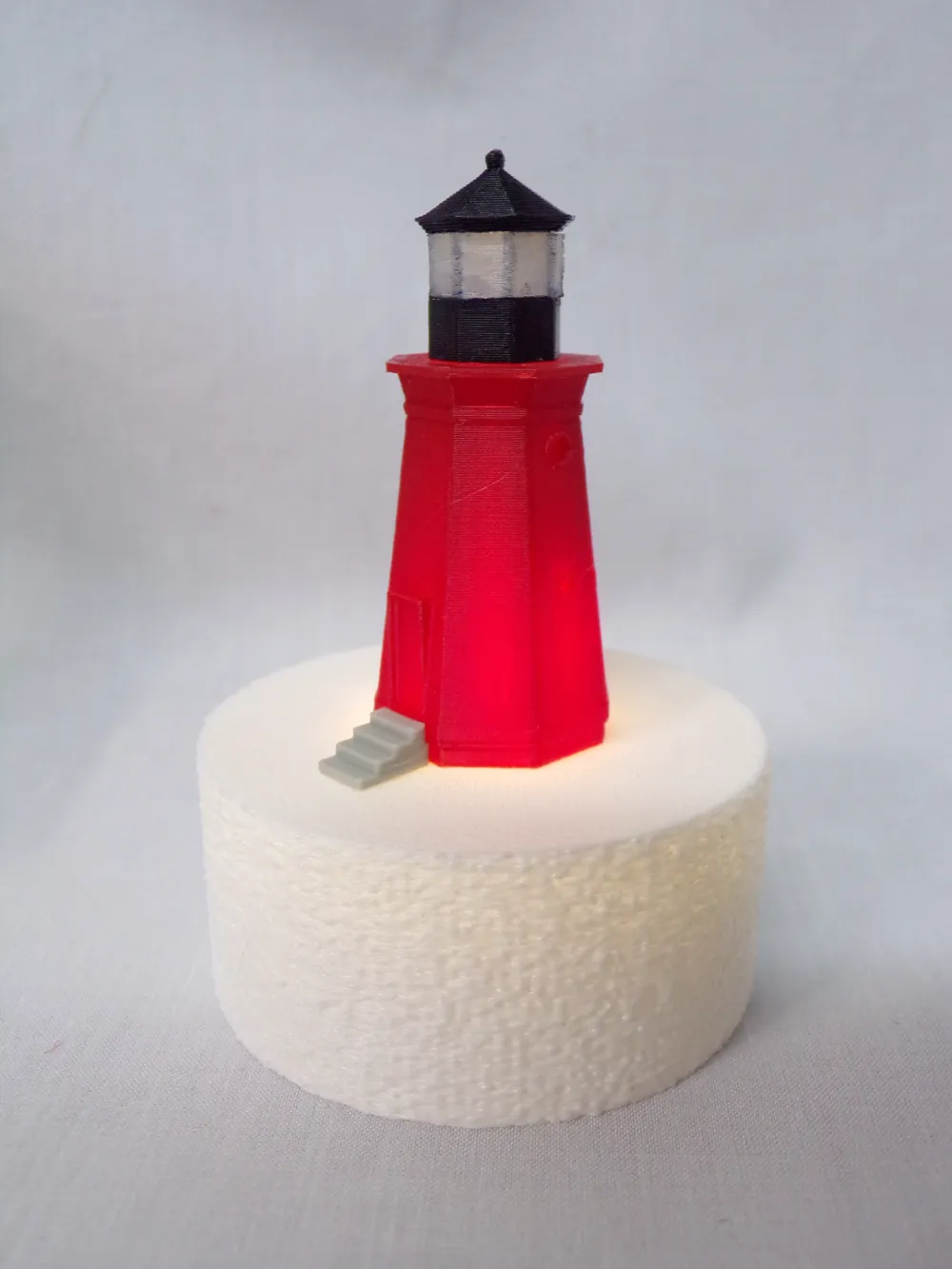 Menominee North Pier Lighthouse Tea Light by Cliffrose MakerWorld ...