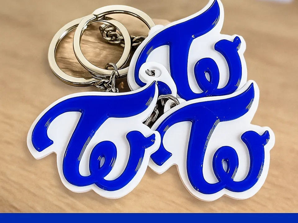 Llavero TWICE por Music Band MakerWorld: Descarga Modelos 3D Gratuitos