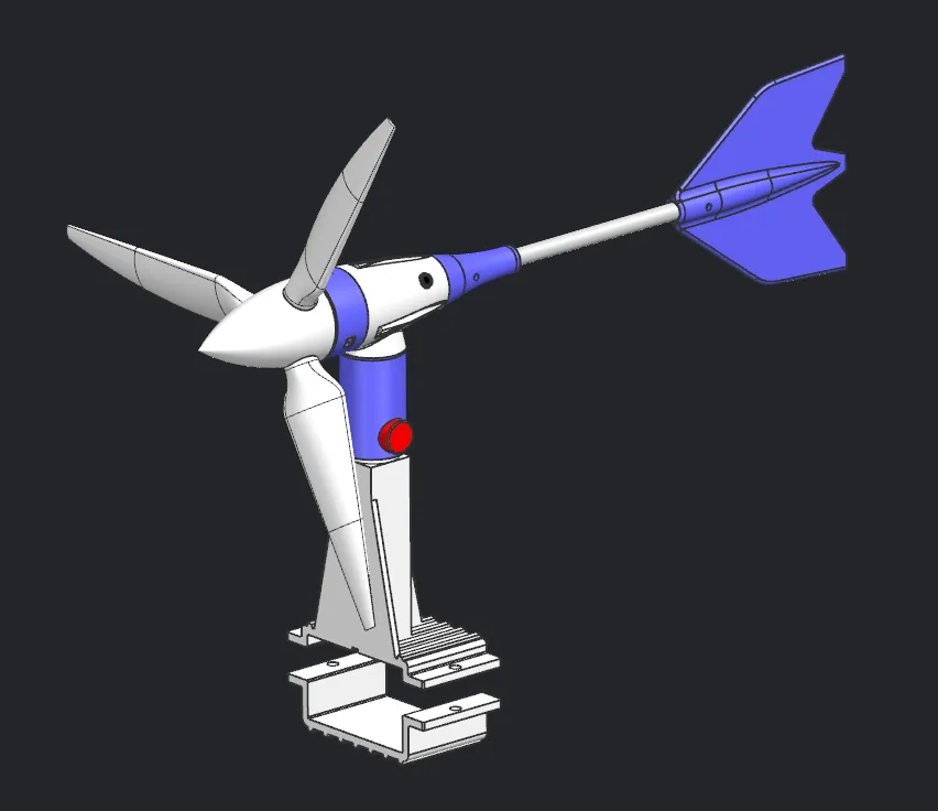 Wind Turbine Windmill V2 (New Version) Pala Eolica - Free 3D Print ...