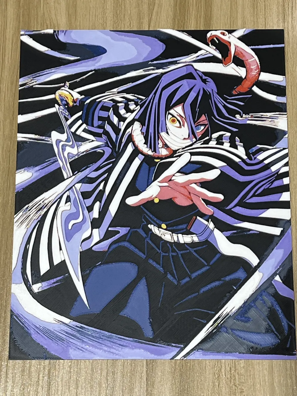 Serpent Hashira Obanai Iguro Demon Slayer Hueforge by FantasyZ ...