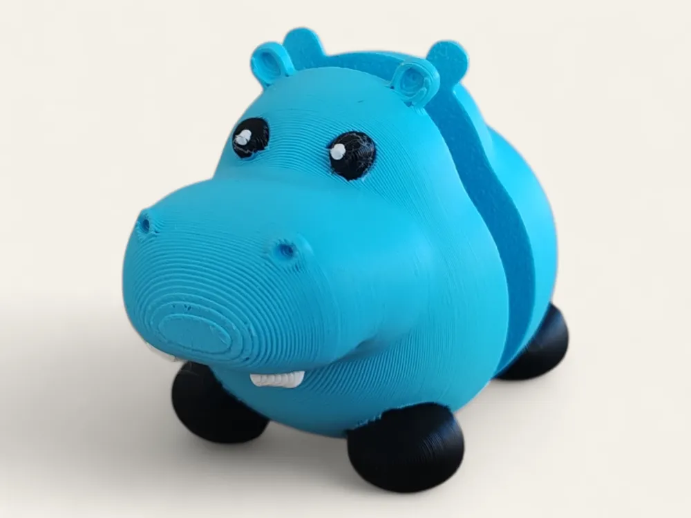 Hippo Sculpt Clicker - Animix Series - No Support - Free 3D Print Model ...