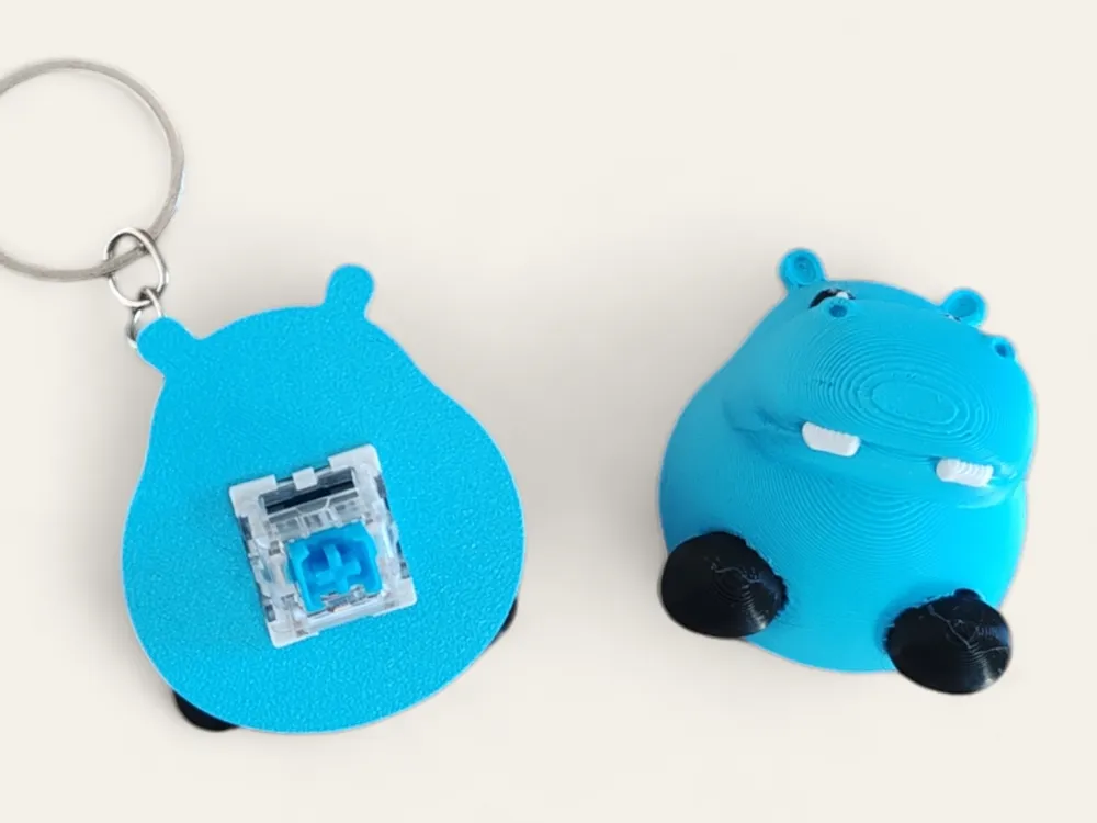 Hippo Sculpt Clicker - Animix Series - No Support - Free 3D Print Model ...