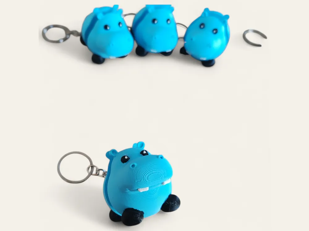 Hippo Sculpt Clicker - Animix Series - No Support - Free 3D Print Model ...