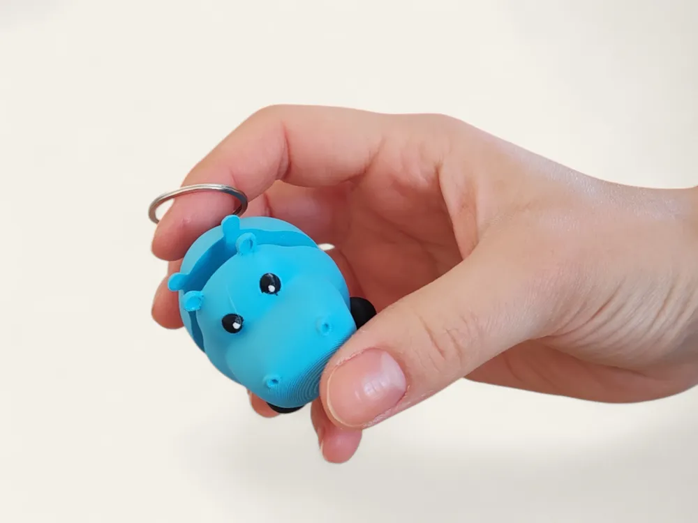 Hippo Sculpt Clicker - Animix Series - No Support - Free 3D Print Model ...