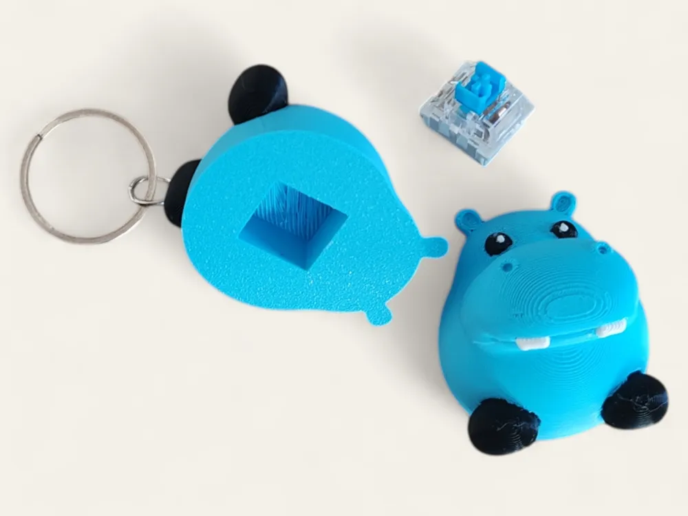 Hippo Sculpt Clicker - Animix Series - No Support - Free 3D Print Model ...