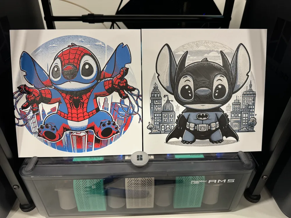 Stitch - Batman Cosplay Hueforge by Canadian Gamer - MakerWorld