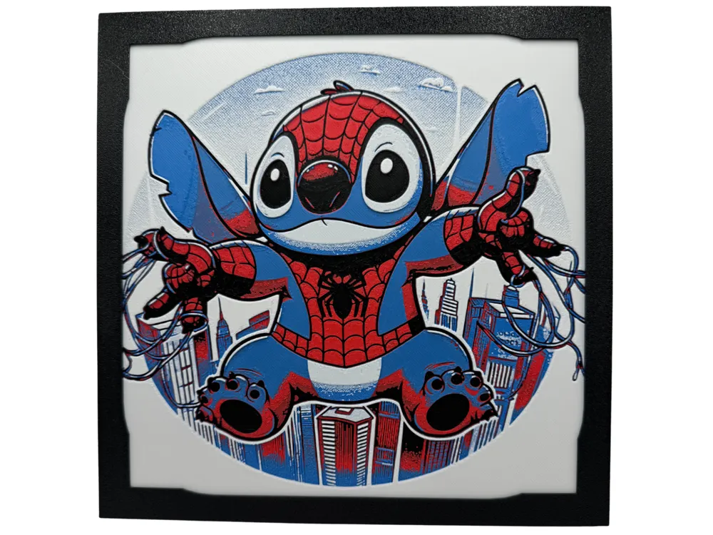 Stitch - Batman Cosplay Hueforge - Free 3D Print Model - MakerWorld
