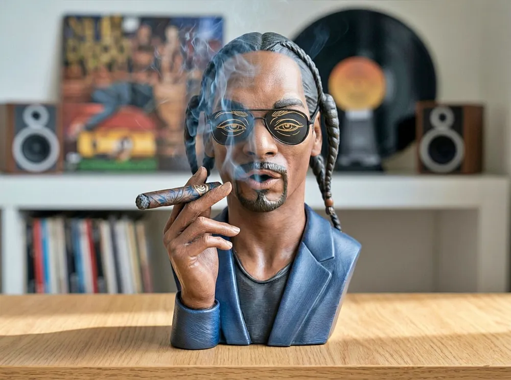 Snoop Dogg Incense Burner (Smoke Effect) - Free 3D Print Model - MakerWorld