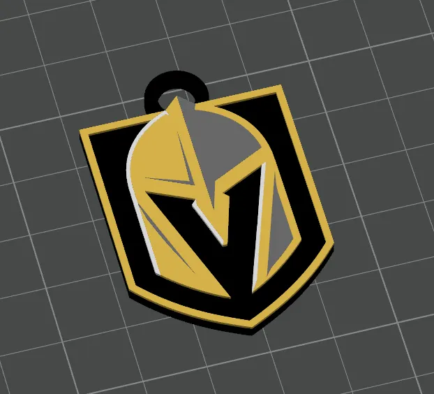Vegas Golden Knights keychain by Carlson - MakerWorld