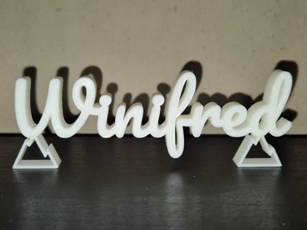 Winifred Name Sign Display Decor by GabT - MakerWorld