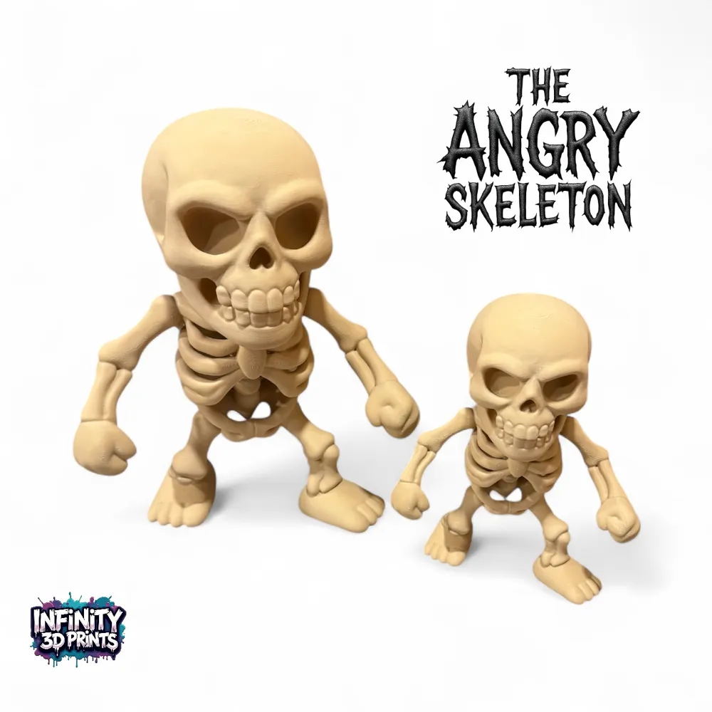 THE ANGRY SKELETON by INFINITY 3D PRINTS MakerWorld: Download Free 3D ...
