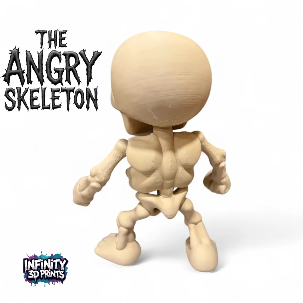 THE ANGRY SKELETON - Free 3D Print Model - MakerWorld
