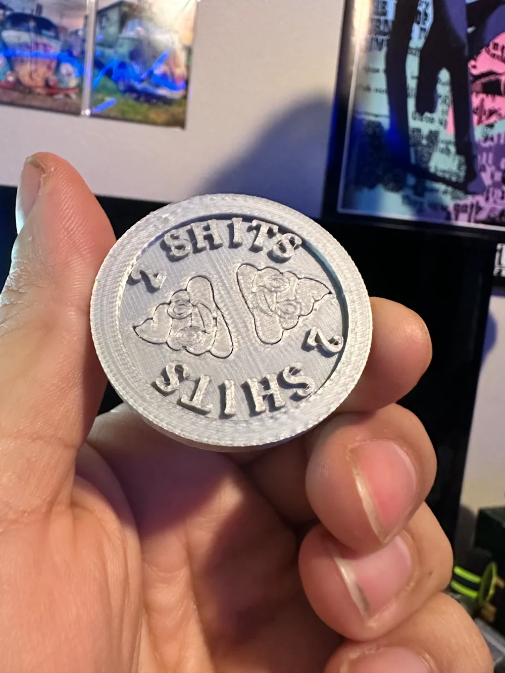 2 Shits Token by SmokieMcagee MakerWorld: Download Free 3D Models