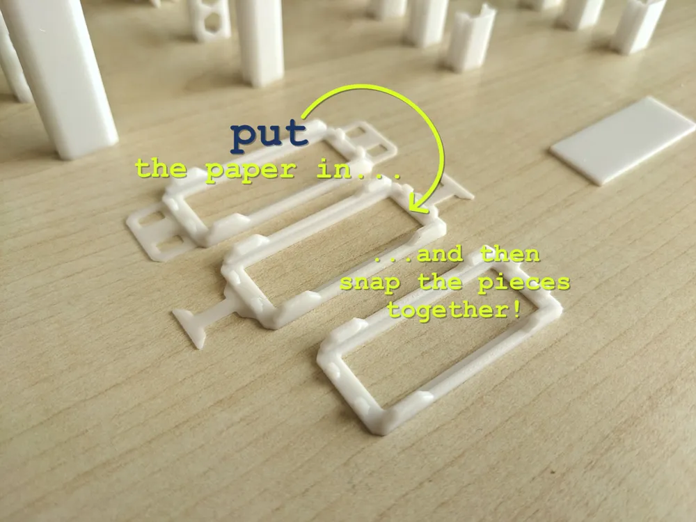 Modular UTP ethernet cable label / tag clip by radicsf - MakerWorld