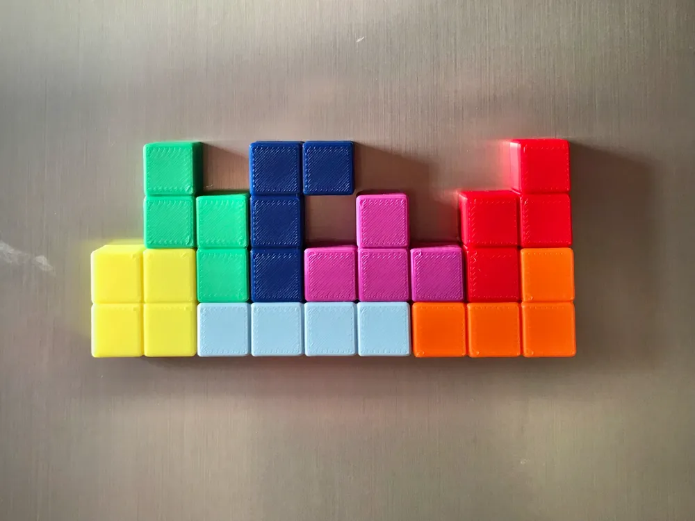 Tetris Fridge Magnets by az - MakerWorld