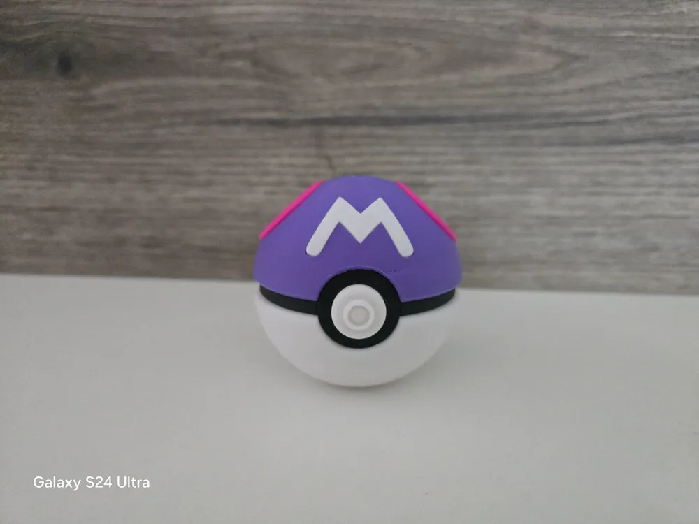 #0000 MasterBall PokeBall - Multipart AMS / no AMS by 3D Girl ...