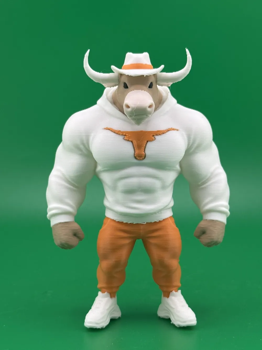 Bevo – Texas Longhorns Mascot Figure (Tank Mode) - Free 3D Print Model ...