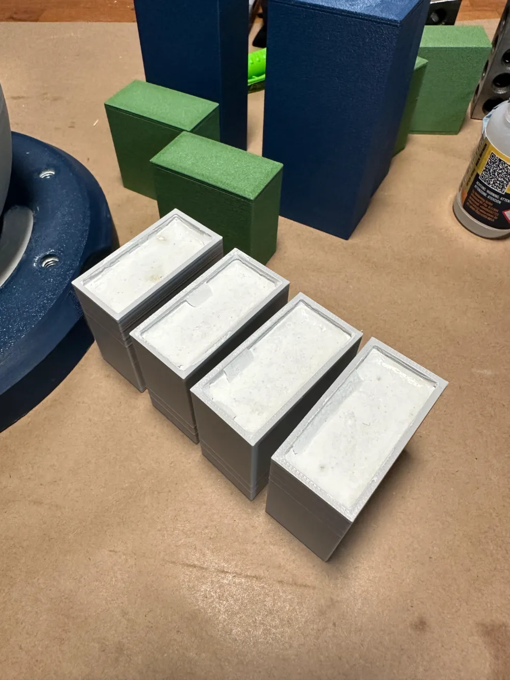 Weighted Metric Blocks (50, 75, 100) x 50 x 25 mm - Free 3D Print Model ...