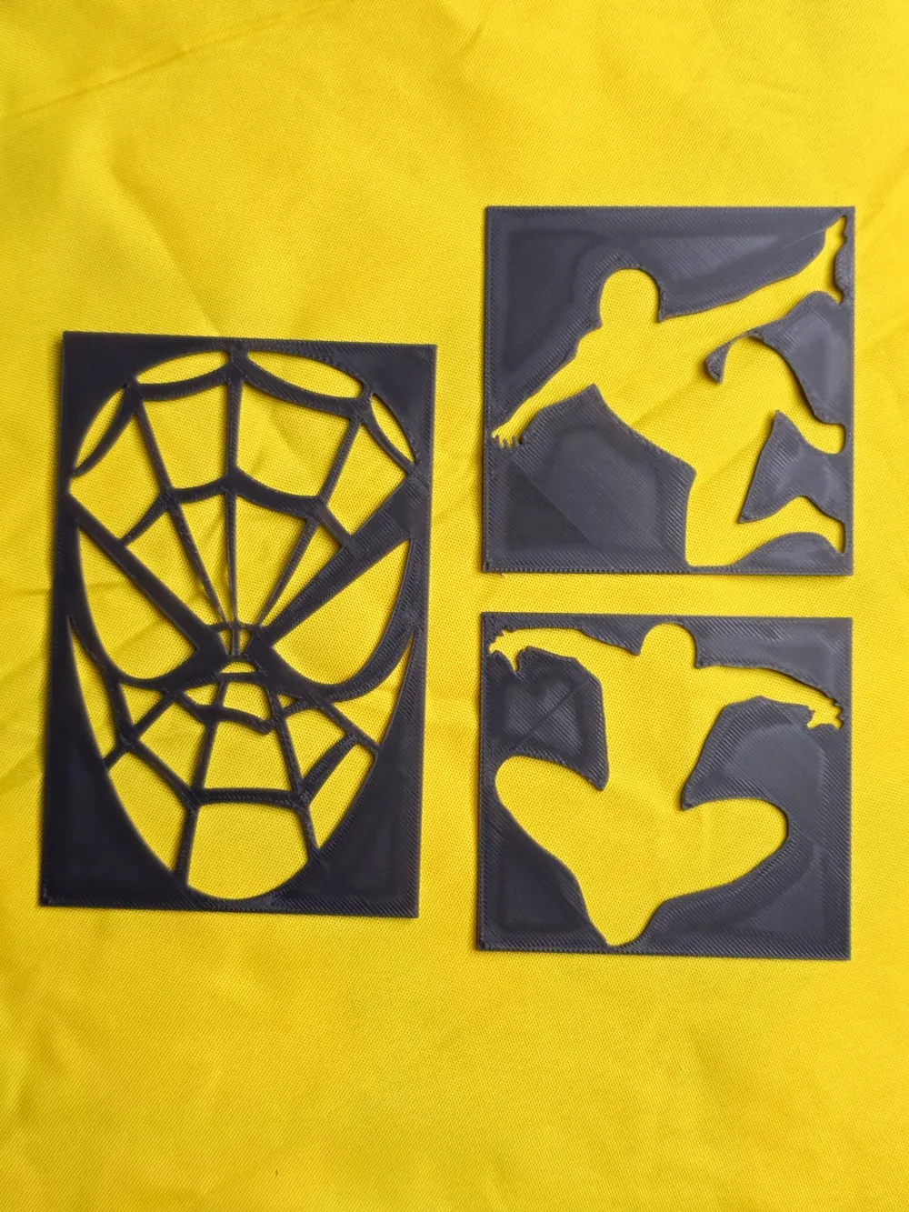 Spidey Spiderman Stencil Drawing Painting by Merilno3D MakerWorld ...