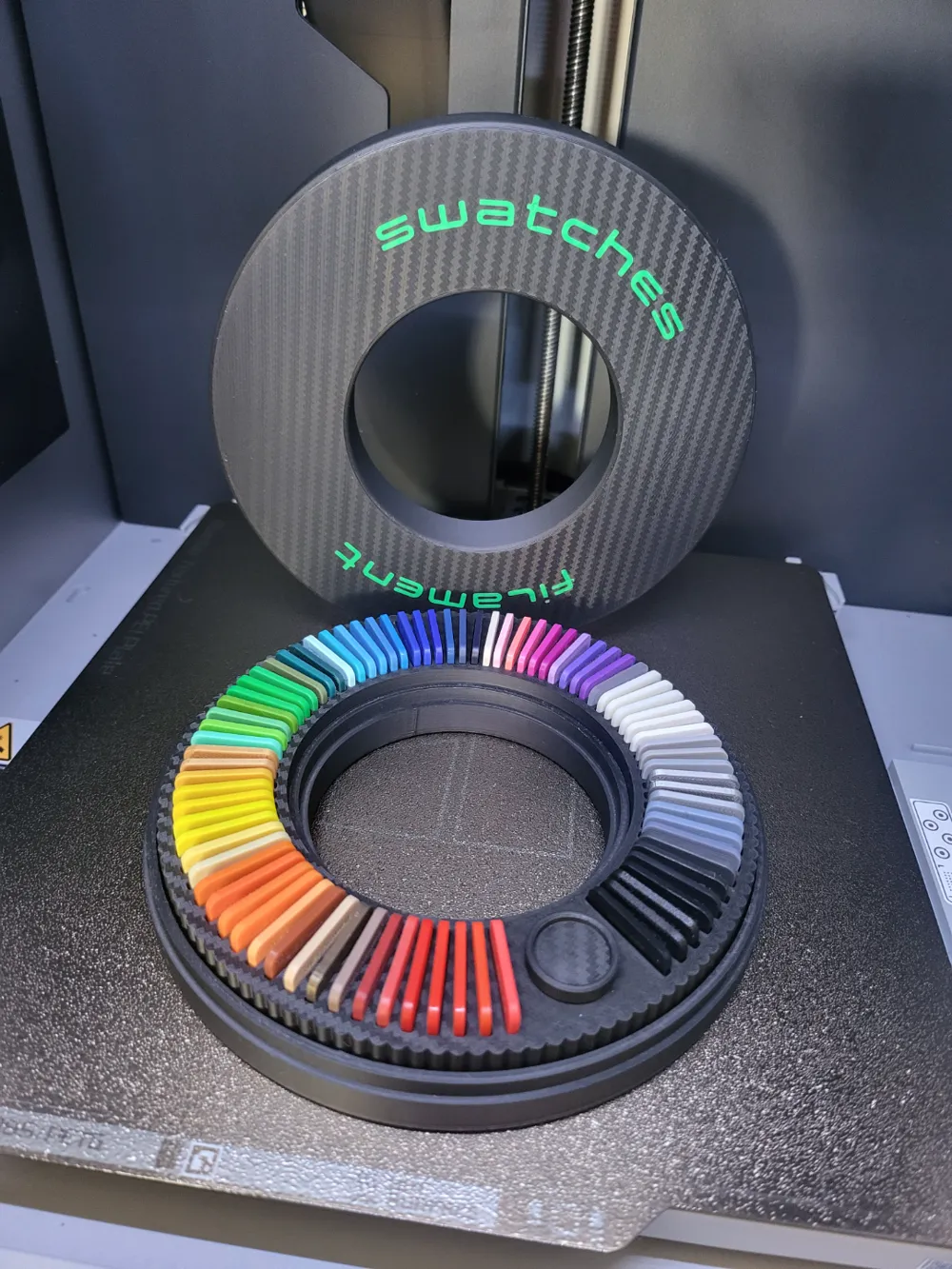 Rotating Filament Swatch Holder - Free 3D Print Model - MakerWorld
