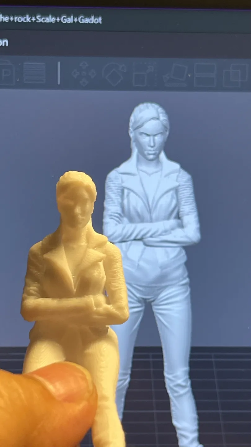 Miniature Gal Gadot from Fast and Furiuos Civilian - Free 3D Print ...