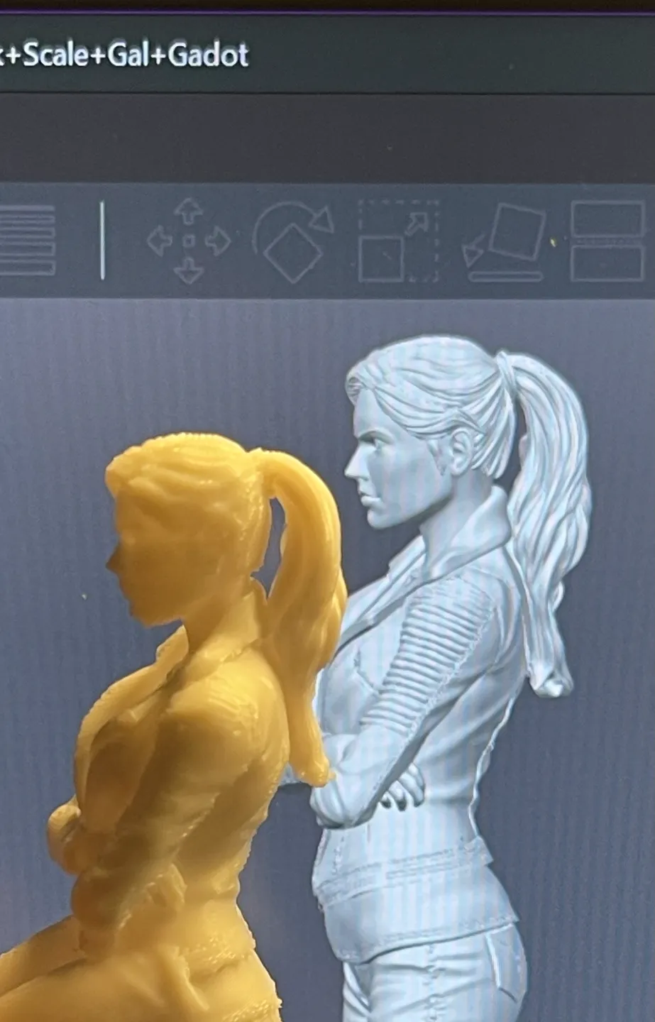 Miniature Gal Gadot from Fast and Furiuos Civilian - Free 3D Print ...