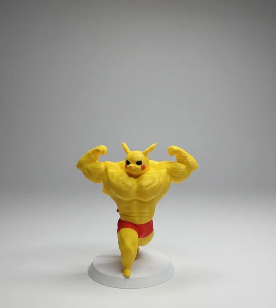 Der ultimative "Gym-Bro" Pikachu Bodybuilder - Free 3D Print Model ...