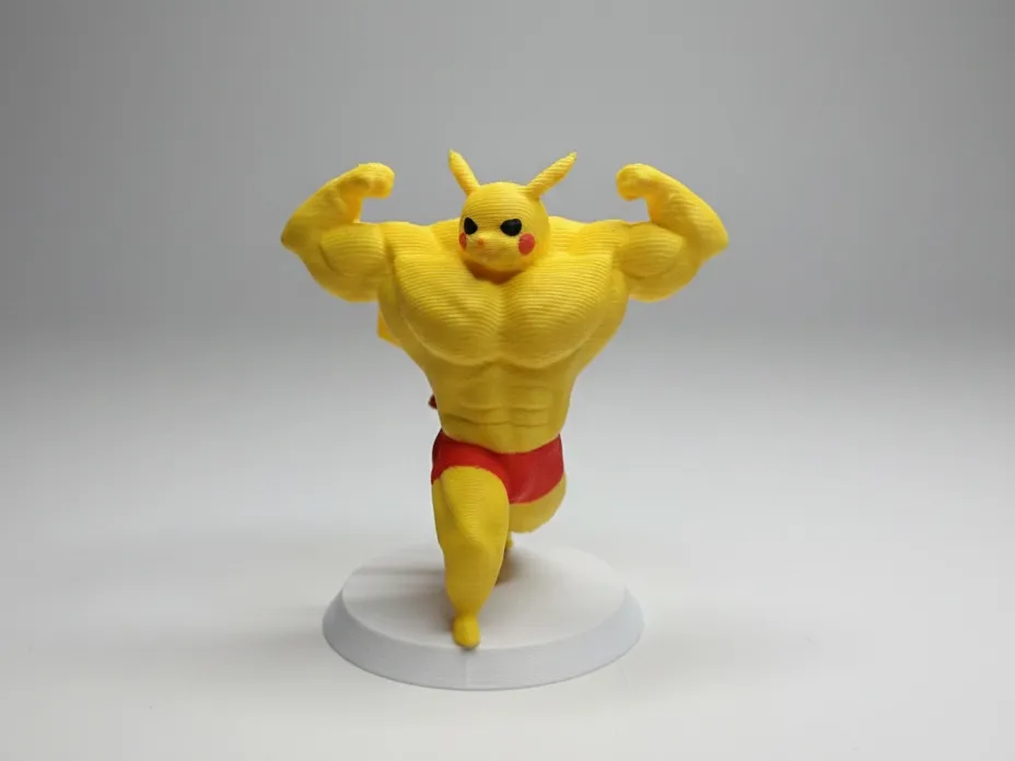 Der ultimative "Gym-Bro" Pikachu Bodybuilder - Free 3D Print Model ...