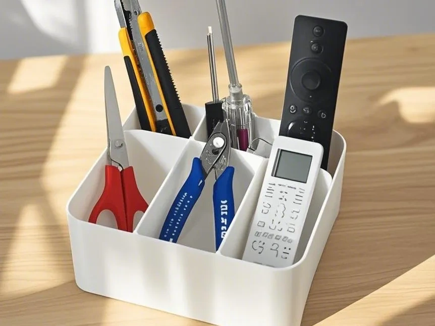 Desktop organizer, removable dividers, storage box, pen holder (maximum ...