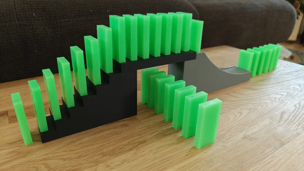 Domino Slide - Free 3D Print Model - MakerWorld