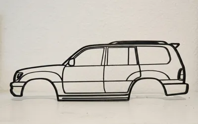 Arte de pared Lexus LX470 - Modelo de impresión 3D gratuito - MakerWorld