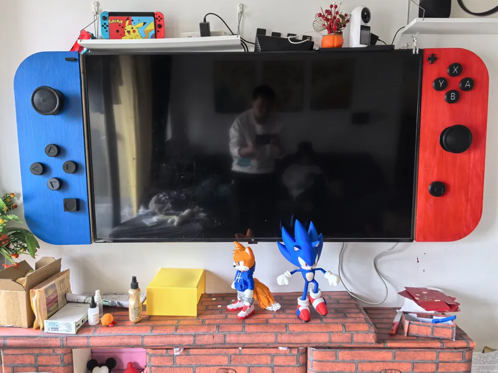 Modèle 3D Tails multicolore en plusieurs parties (sans AMS) Sonic le ...