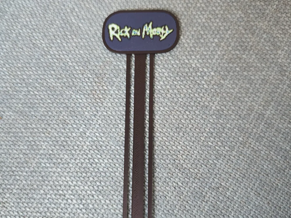 Rick and Morty Netflix Series Cute Bookmark by FRANKIE 3D PRINT ...