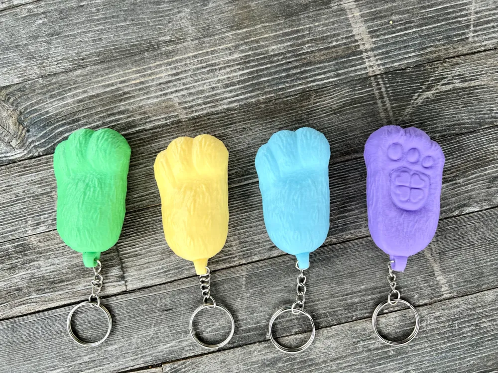 4 Leaf Clover Floating Key Fob by NUKDDD - MakerWorld